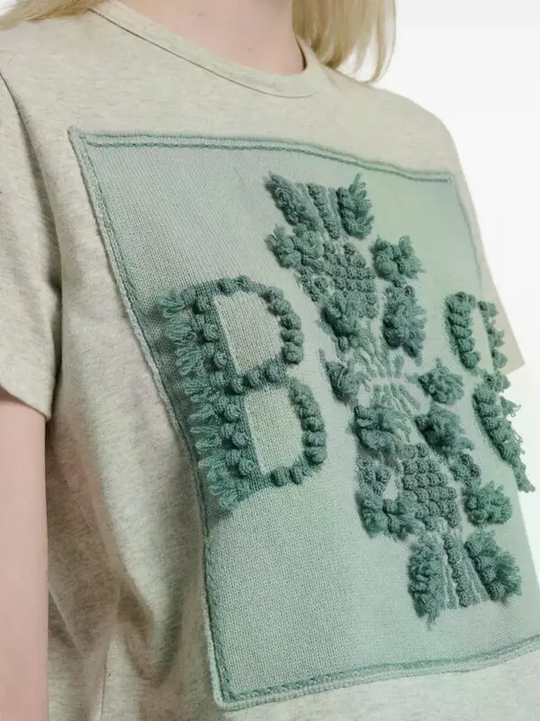 BARRIE Logo-patch T-shirt - Grey