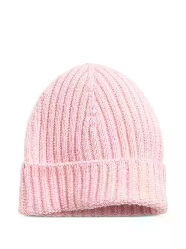 BARRIE Ribbed Beanie Hat - Pink