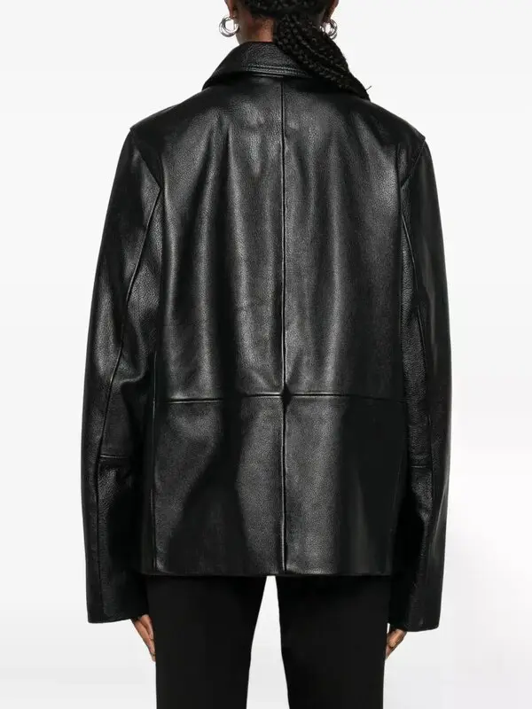 TOTEME Grained Leather Jacket