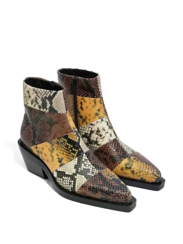 Bimba Y Lola 40mm Leather Zip Boots