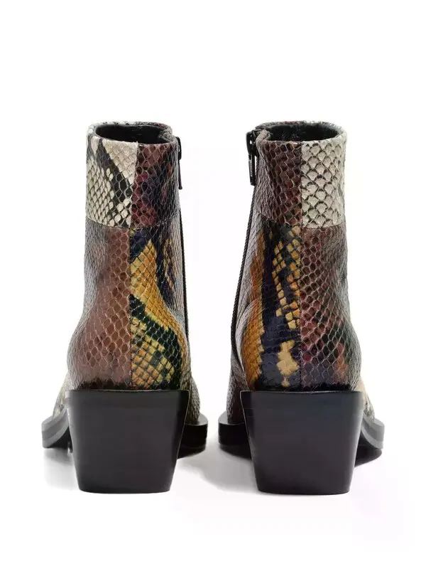Bimba Y Lola 40mm Leather Zip Boots