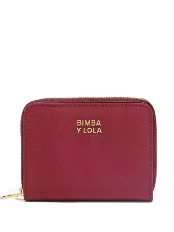 Bimba Y Lola Logo Detail Wallet - Red