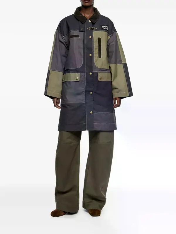 Bimba Y Lola Embroidered-logo Coat