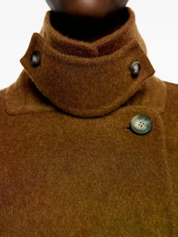 Bimba Y Lola Buttoned Wool Jacket - Brown