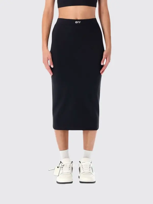 Off-White Pencil Skirt