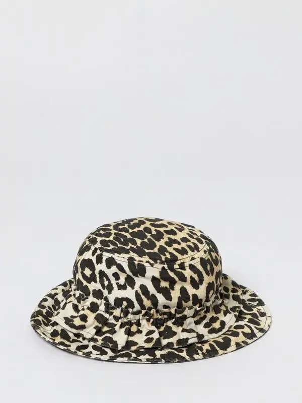 GANNI Bucket Hat - Brown