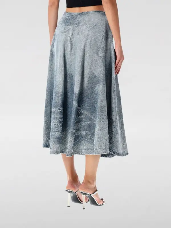 DIESEL Denim Midi Skirt