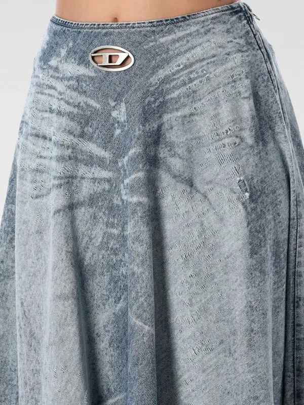 DIESEL Denim Midi Skirt