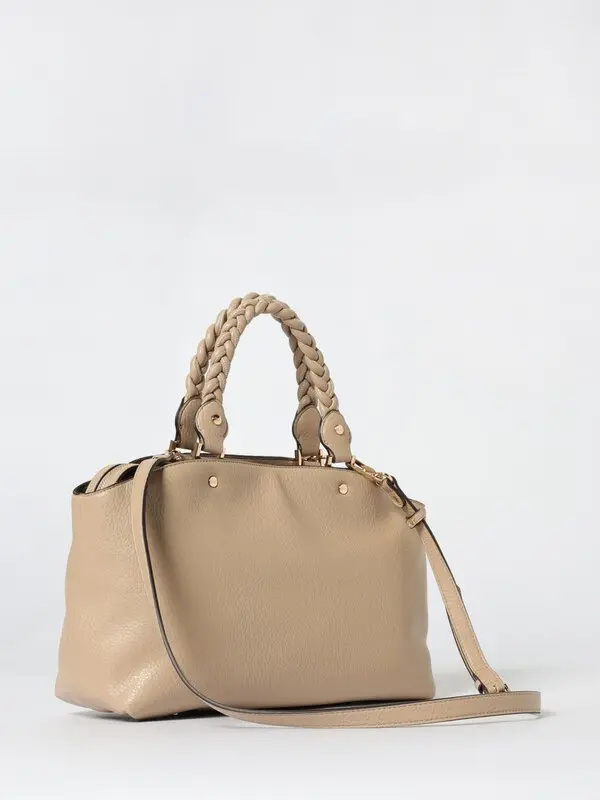 Liu Jo Braided Handle Satchel - Beige