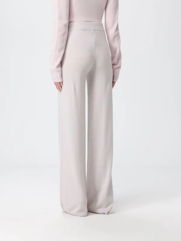 ALLUDE Wide Leg Knit Pants - Grey