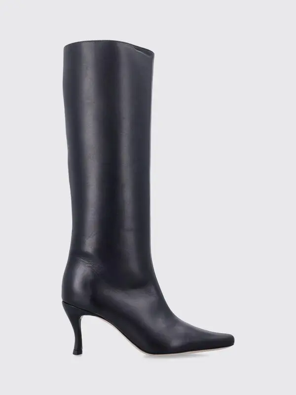 By Far Knee High Boots - Black