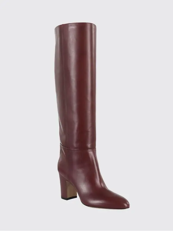 Paris Texas Knee High Boots - Red