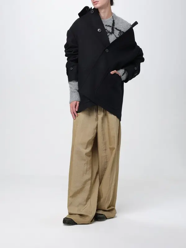 Dries Van Noten Wide Leg Trousers - Beige