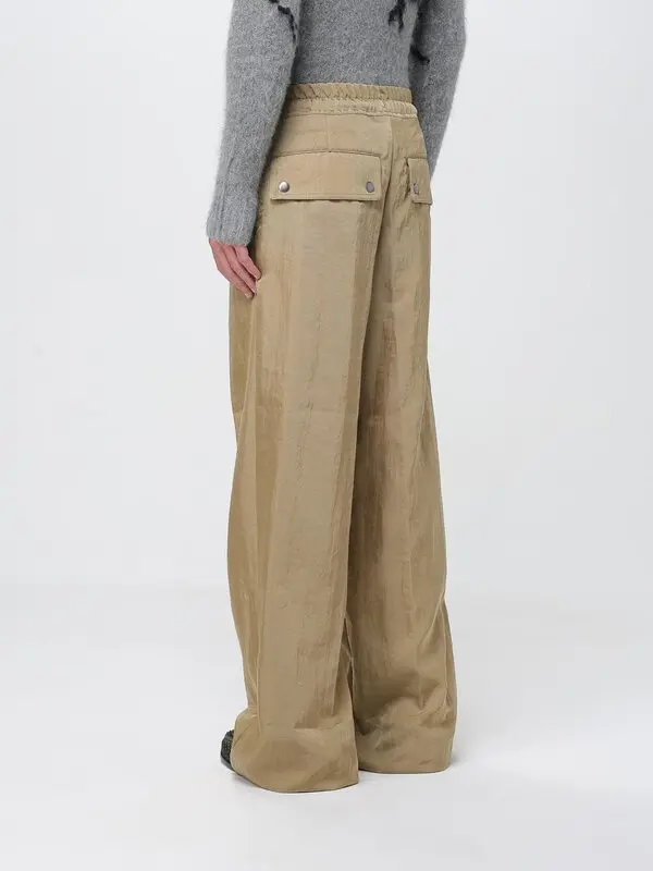 Dries Van Noten Wide Leg Trousers - Beige