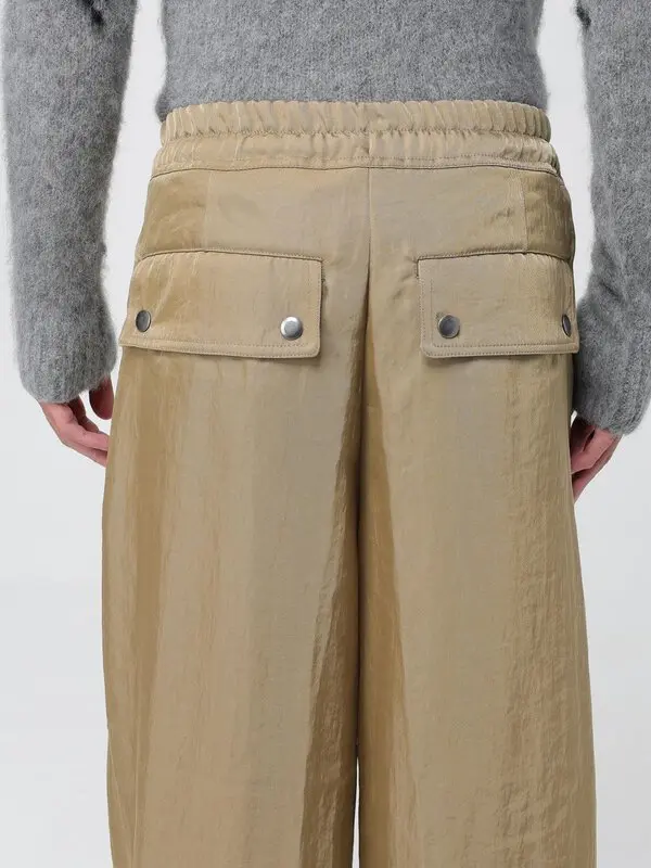 Dries Van Noten Wide Leg Trousers - Beige
