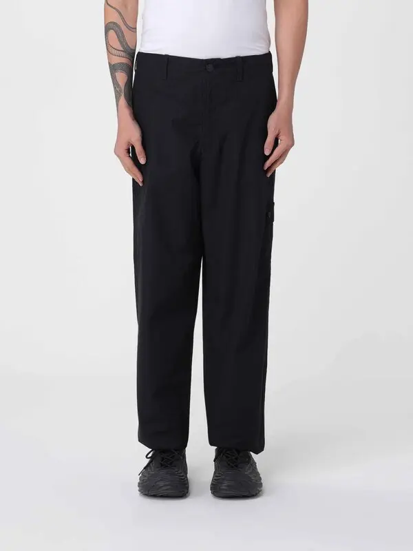 Stone Island Straight Leg Pants - Black