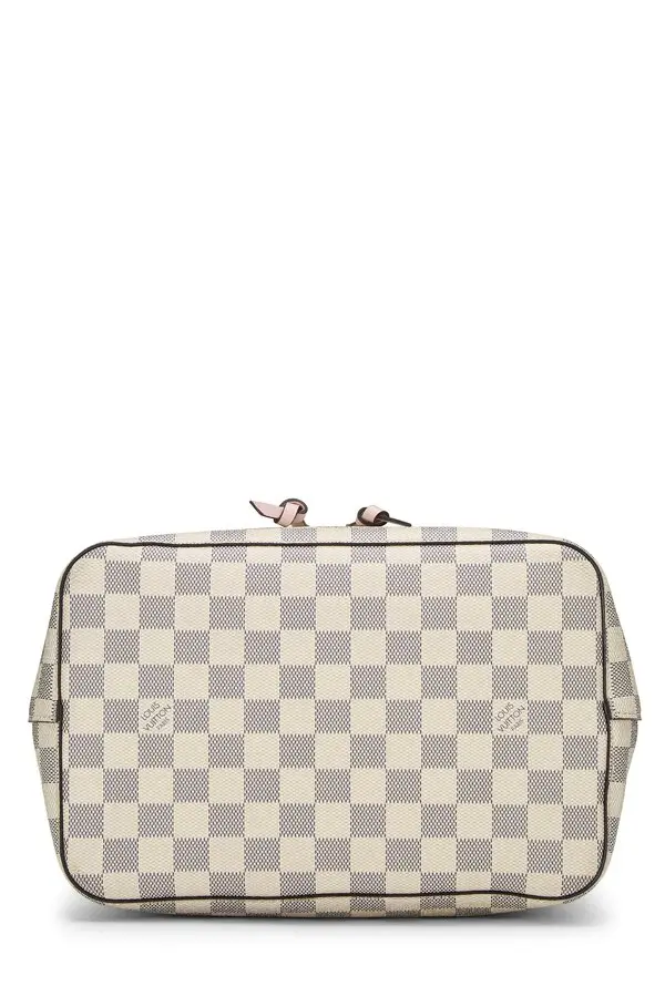 LOUIS VUITTON Damier Azur Neo Noé Bucket Bag - White