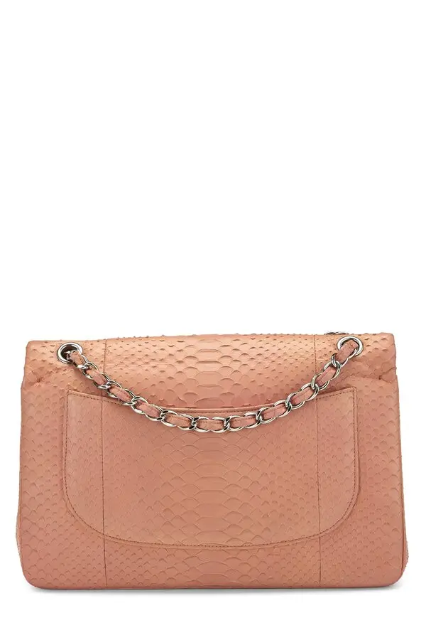 Chanel Classic Double Flap Shoulder Bag - Pink