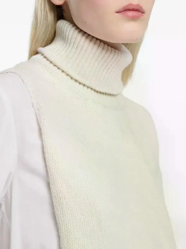BARRIE Roll-neck Vest