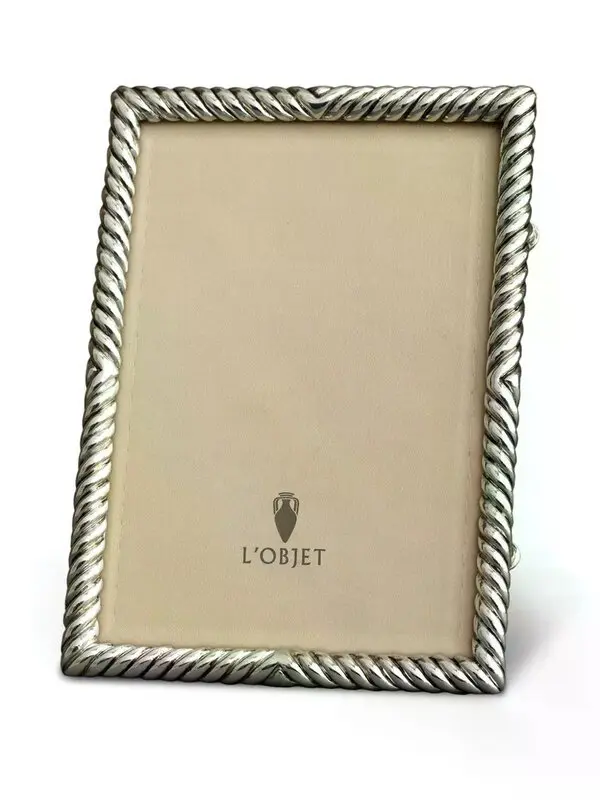 L'Objet Deco Twist Photo Frame - Silver