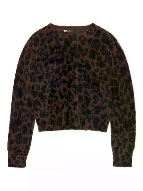 Bimba Y Lola Leopard-print Cardigan
