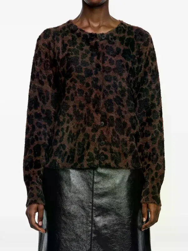 Bimba Y Lola Leopard-print Cardigan