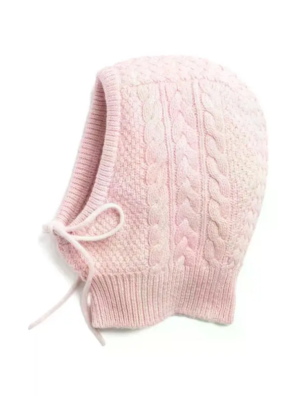 BARRIE Cashmere Balaclava - Pink