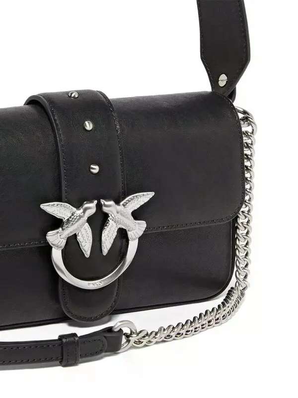Pinko Mini Love One Crossbody Bag - Black