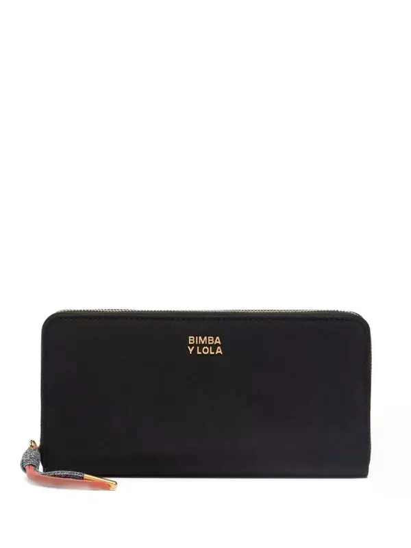 Bimba Y Lola Logo-detail Zip Wallet - Black