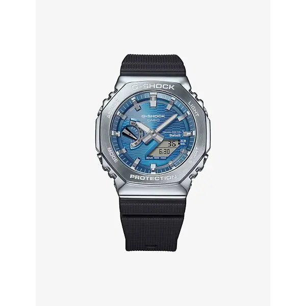 G-Shock Stainless-steel And Resin Quartz Watch - Blue/ Black