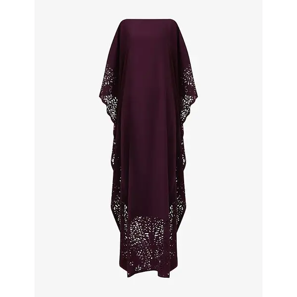 LEEM Laser-cut Kaftan - Purple