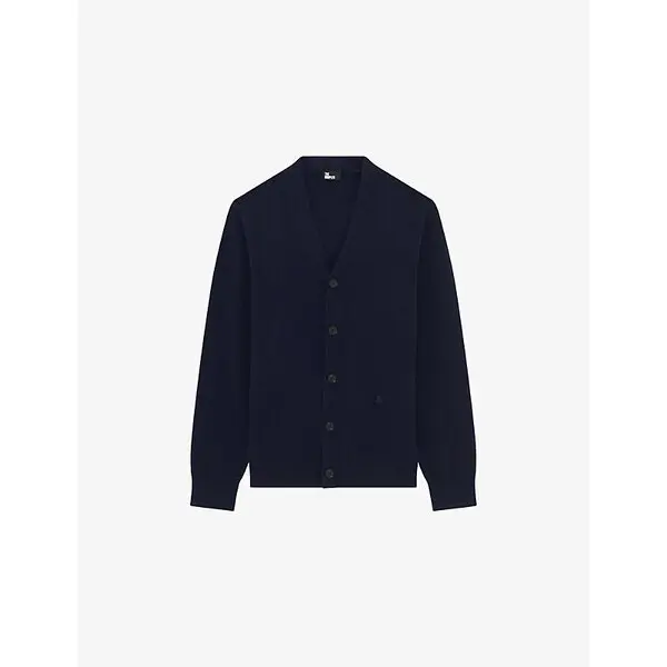 The Kooples V-neck Relaxed-fit Cashmere-blend Cardigan