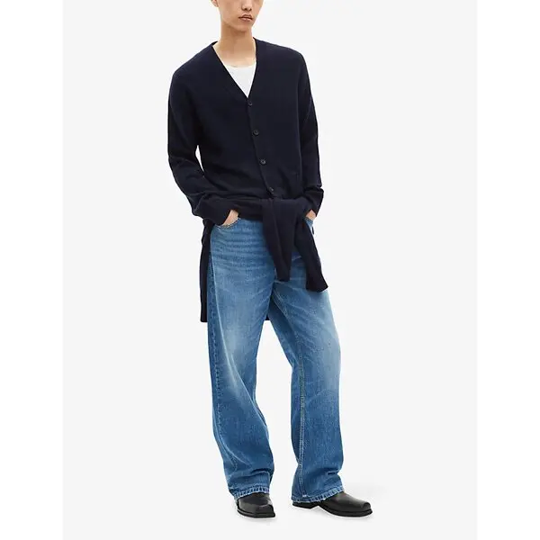 The Kooples V-neck Relaxed-fit Cashmere-blend Cardigan