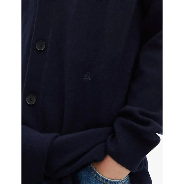 The Kooples V-neck Relaxed-fit Cashmere-blend Cardigan