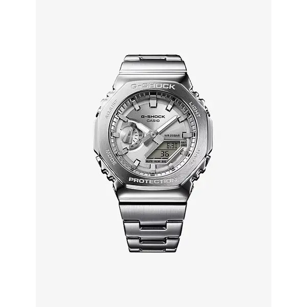 G-Shock Stainless Steel Quartz Watch - Silver