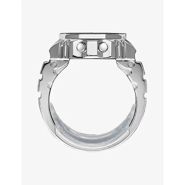 G-Shock Stainless-steel Quartz Digital Ring Watch