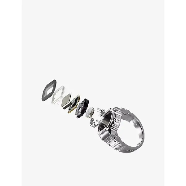 G-Shock Stainless-steel Quartz Digital Ring Watch