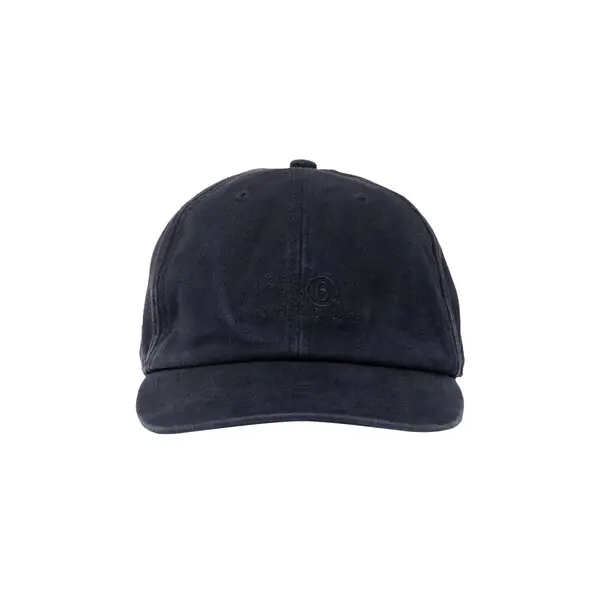 MAISON MARGIELA Embroidered Cap - Black