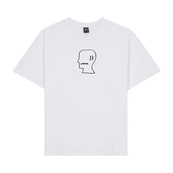 BRAIN DEAD Logohead Tee - White