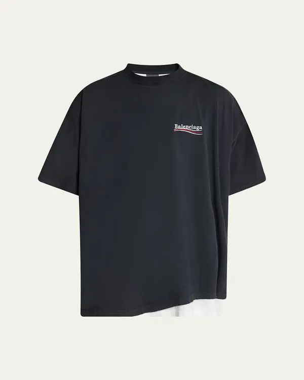 Balenciaga Double-layer T-shirt