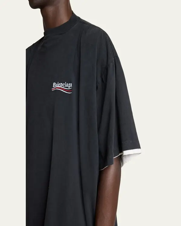 Balenciaga Double-layer T-shirt