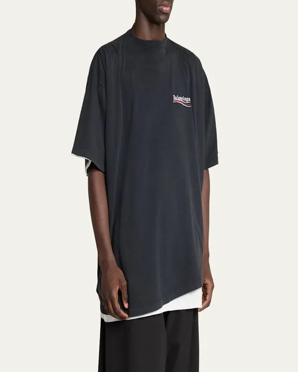 Balenciaga Double-layer T-shirt