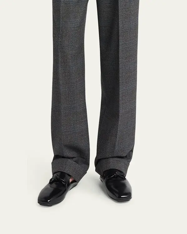 Bottega Veneta Roma Shiny Leather Knot Mules