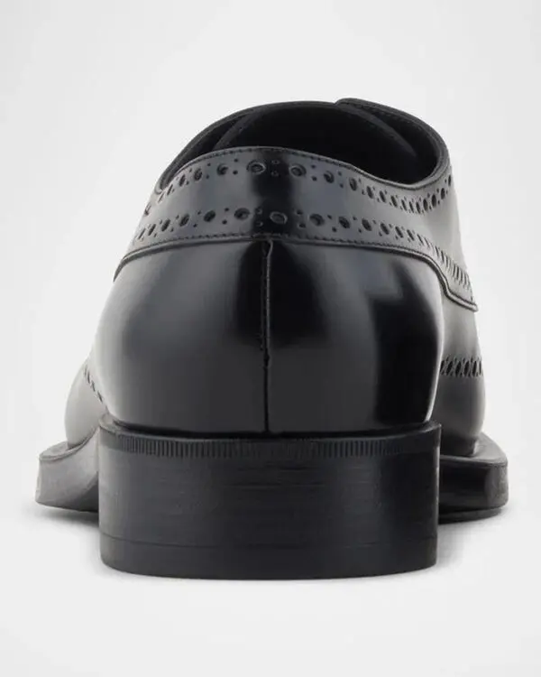 Giorgio Armani Leather Brogue Derby Shoes