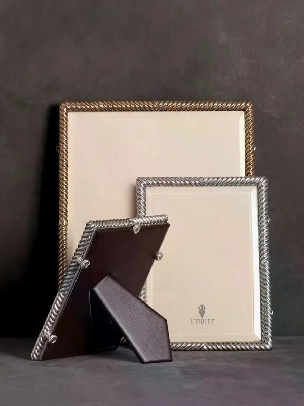 L'Objet Deco Twist Photo Frame - Silver
