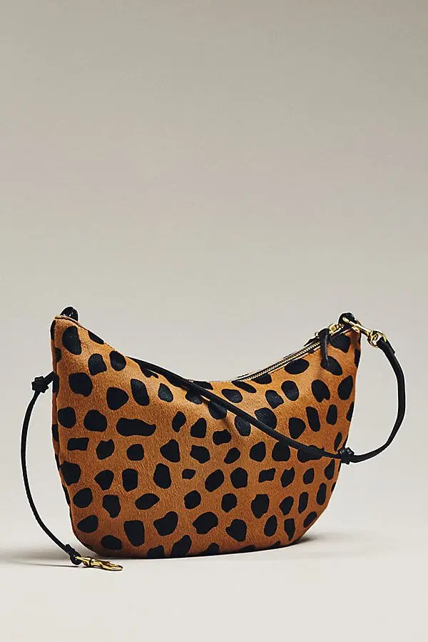 Clare V. Lune Leopard Shoulder Bag