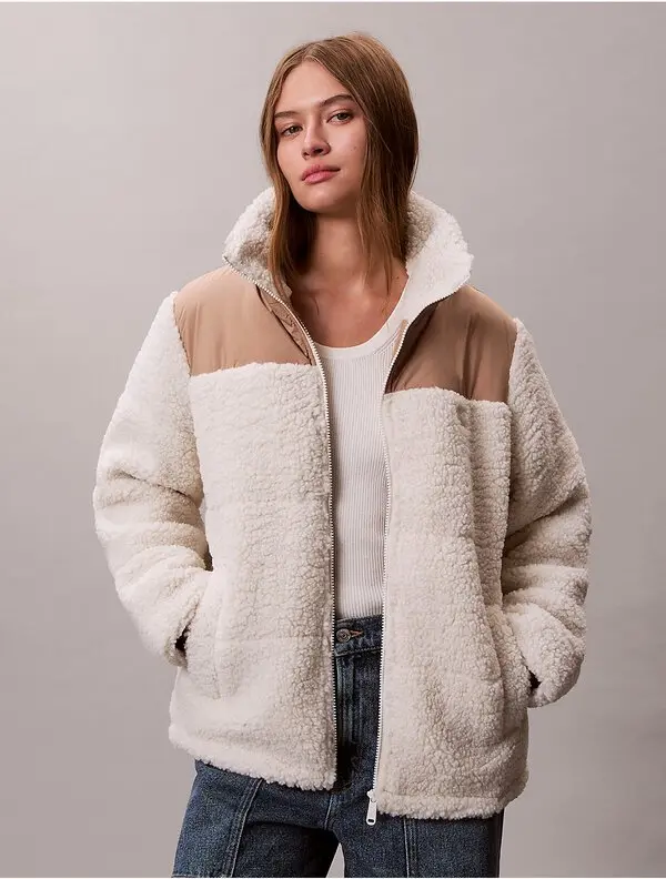 Calvin Klein Sherpa Puffer Jacket