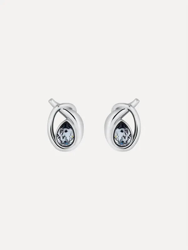 Oscar De La Renta Looped Teardrop Stud Earrings - Gold