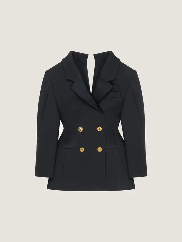 Givenchy Back-to-front Wool Jacket