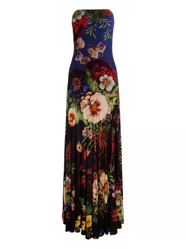 Alice + Olivia Augusta Floral Maxi Dress